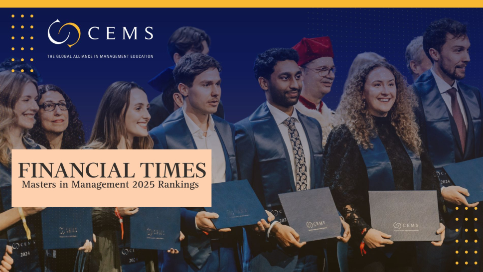 Financial Times 2025 Ranking: CEMS alumni raise the bar again in earnings and impact | CEMS